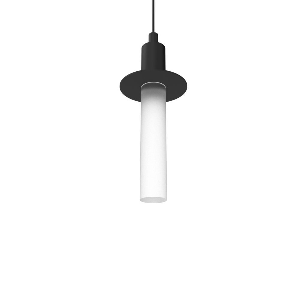 Tall Frosted with Brim - Blackjack Lighting