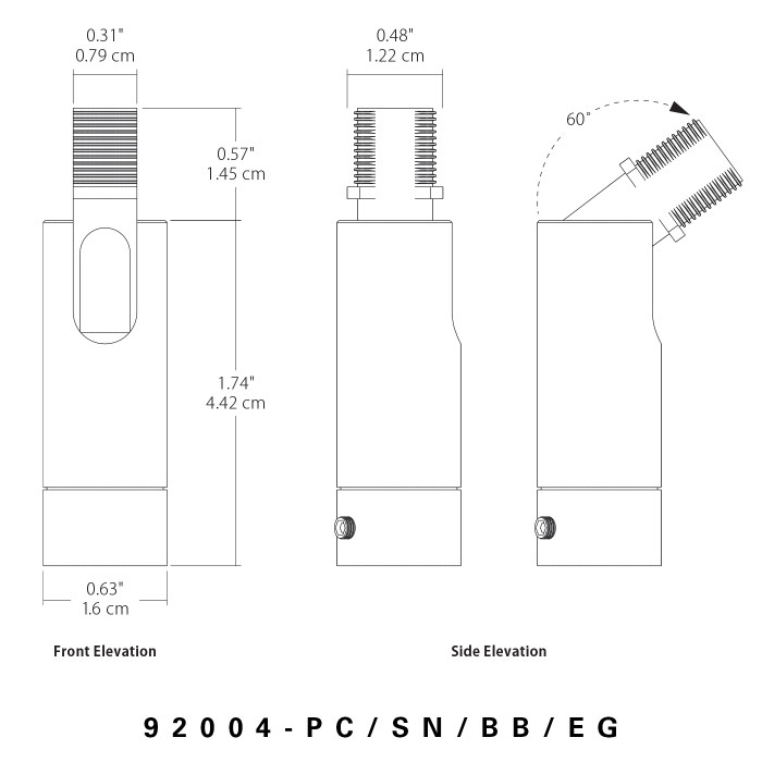 Sloped Ceiling Swivel - Blackjack Lighting